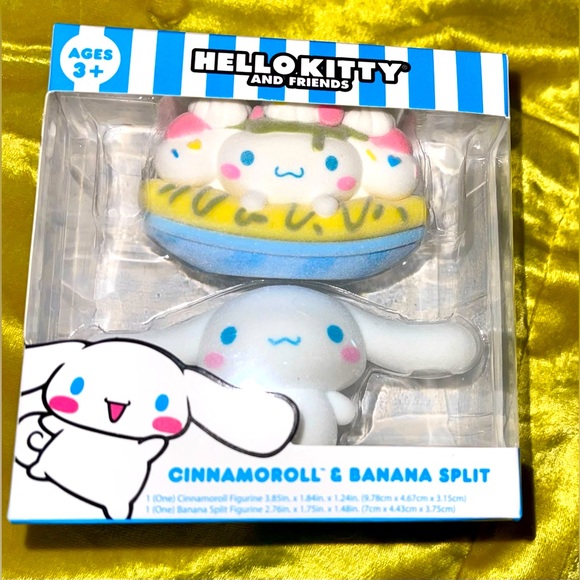 Hello Kitty | Toys | Cinnamoroll Banana Split Figurine Nib | Poshmark